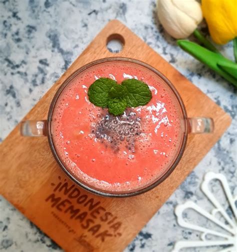 Resep Smoothies Semangka Pisang Smoothiessobatyummy Sederhana Rumahan