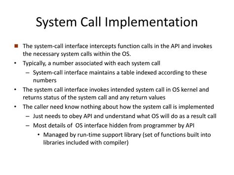 PPT OS Services System Calls And Their Types PowerPoint Presentation ID