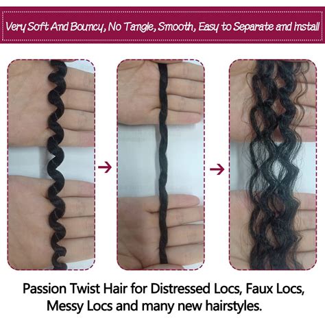 Ubeleco Passion Twist Hair 22 Strandspack Water Wave Crochet Hair For