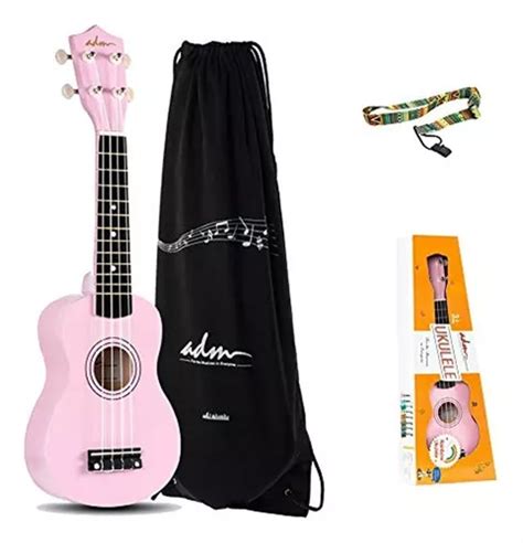 Kit Adm Ukulele De Madeira Soprano De 21 Polegadas Para Iniciantes Com Mercadolivre
