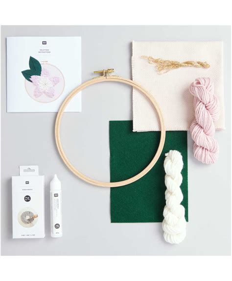 Punch Needle Kit Flor De Japón Ø 215 Cm