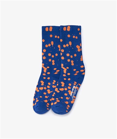 Blue Fucking Awesome Splat Socks Svd