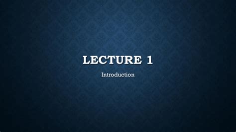 Ppt Lecture 1 Introduction Classes Of Computers When We Think Of A