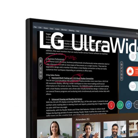LG WP B Computer Monitor Cm X Pixels UltraWide Full HD LED Black