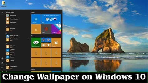 Change Windows 10 Display Background