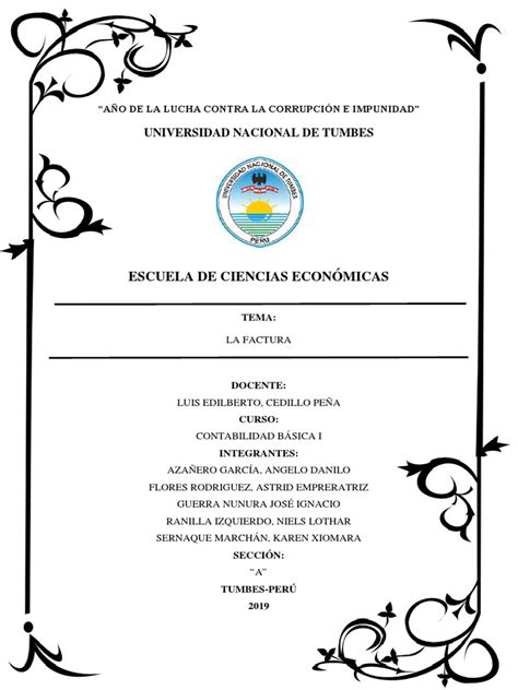 Factura Contabilidad Basica Pdf