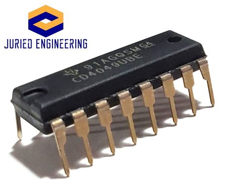 juried engineering cd4049ube cd4049 cmos hex india ubuy