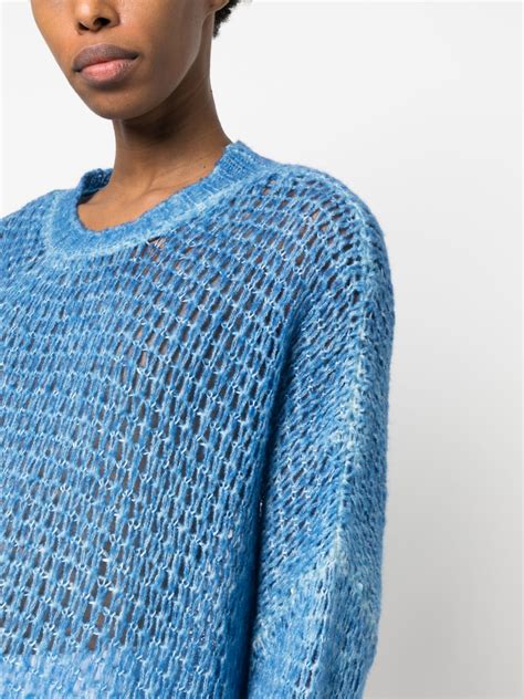 Avant Toi Open Knit Silk Cashmere Jumper Farfetch