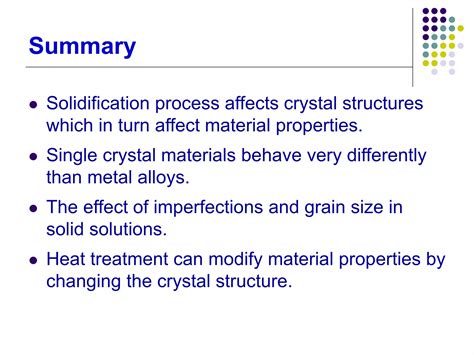 Solidification And Heat Treatmentppt