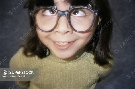Girl With Goofy Glasses Superstock
