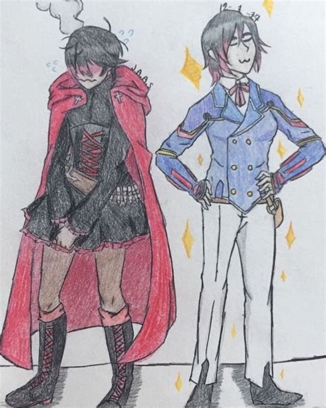 Ruby Rose And Horikawa Swapping Clothes Rwby Amino