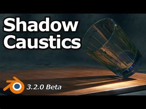 Blender Shadow Caustics Beta Build Youtube Blender Shadow New Shadow