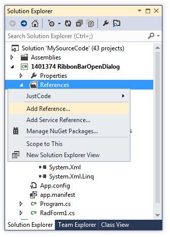 界面控件Telerik UI for WinForm 更新项目中的程序集 AABBbaby 博客园