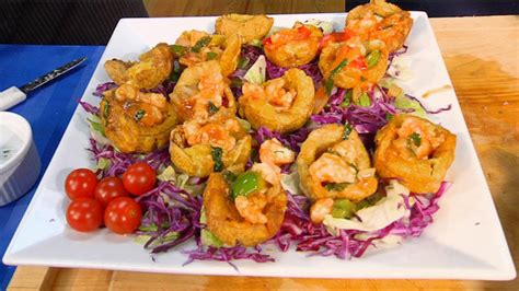 Tostones Rellenos De Camarones Caribbean Recipes PBS PBS Food