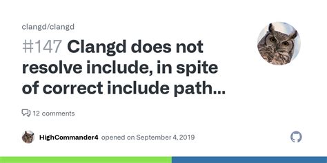 Clangd Does Not Resolve Include In Spite Of Correct Include Path Being Present In Compile