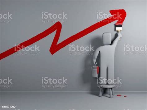 사람이 빨간 화살표비즈니스에서 관점을 그립니다 3 차원 일러스트 레이 션 개발에 대한 스톡 사진 및 기타 이미지 개발 개성