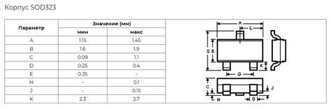 SMD диод 1N4148WS (T4) | SOD-323 | AmperMarket.kz