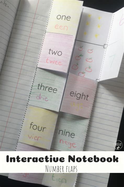 Interactive Notebook Numbers Teach Me Mommy