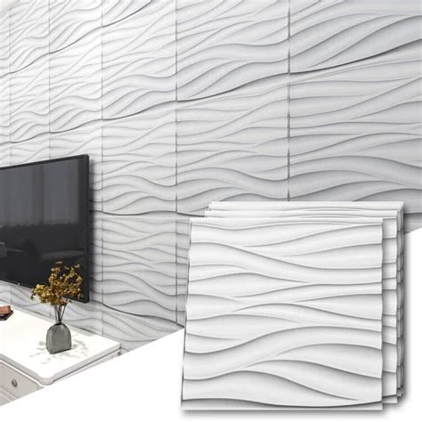 Art3d A10us046 SQ A10046 3D Wall Panels 32 Square Feet Wave 1