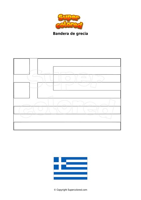 Laminas Para Colorear Coloring Pages Mapa Y Bandera De Grecia Para