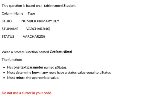 Solved This Question Is Based On A Table Named Student Chegg