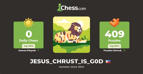 B 12 Ezekiel Velasco Jesus Chrust Is G0d Chess Profile