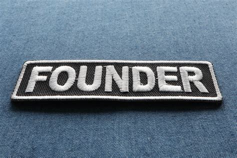 Founder Patch Motorcycle Club Patches For Bikers By Ivamis Patches