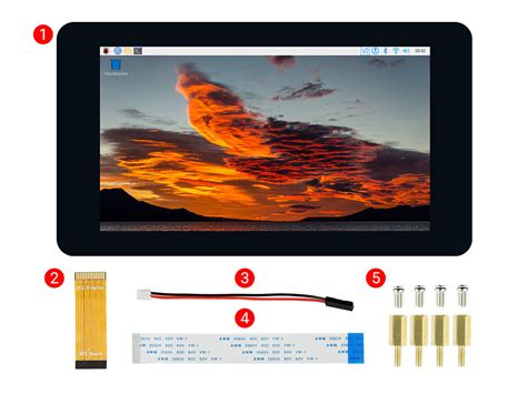 7inch Capacitive Touch Display Dsi Interface Ips Screen 800×480 5