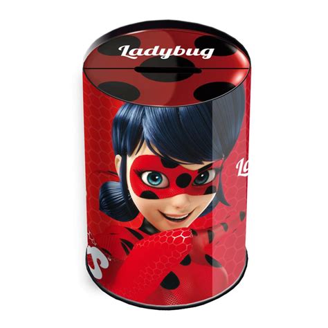 Miraculous Ladybug Pencil Holder Money Tin 8426842056227 Character Brands