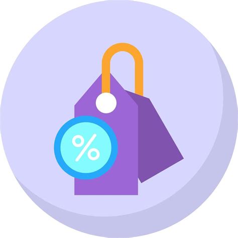 Tag Glyph Flat Bubble Icon 38755075 Vector Art At Vecteezy