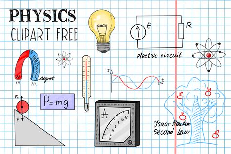 Physics Clipart Free Graphic By Free Graphic Bundles Creative Fabrica