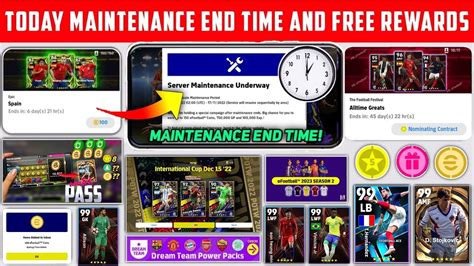Maintenance End Time Today In Efootball 2023 Mobile Pes Server