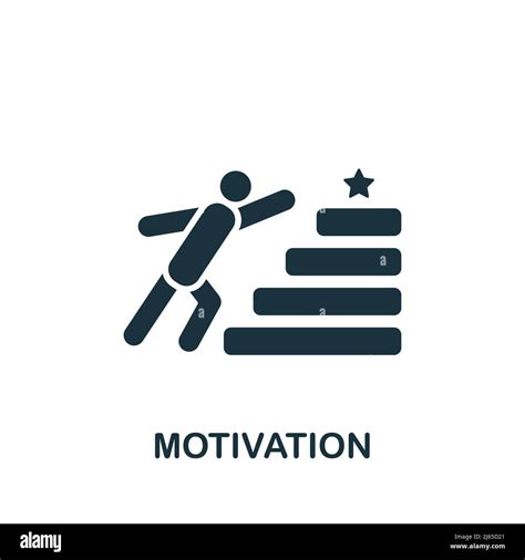 Motivation Icon Monochrome Simple Business Motivation Icon For