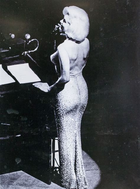 Marilyn Monroe Happy Birthday Jfk Photograph