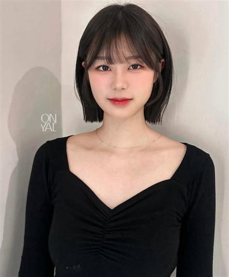 온야드 서울숲점 연지디자이너 성수동미용실단발 헤어컨설팅 태슬컷에서 길이가 애매해 다른스타일이 어려우신 분 단발에서 기르고 계신분들께 왕왕 추천하는 페이퍼컷