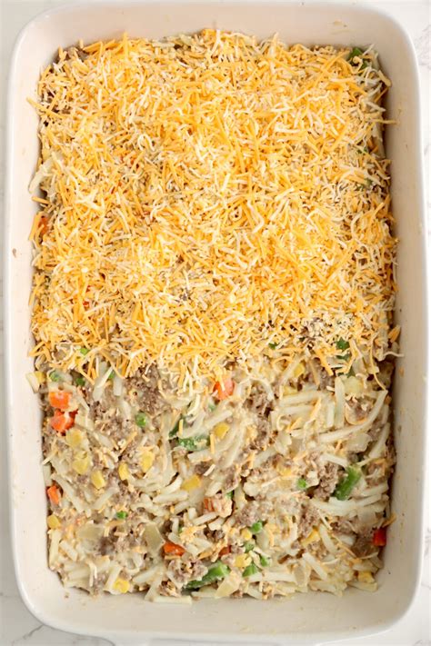 Hamburger Hash Brown Casserole Kitchen Divas