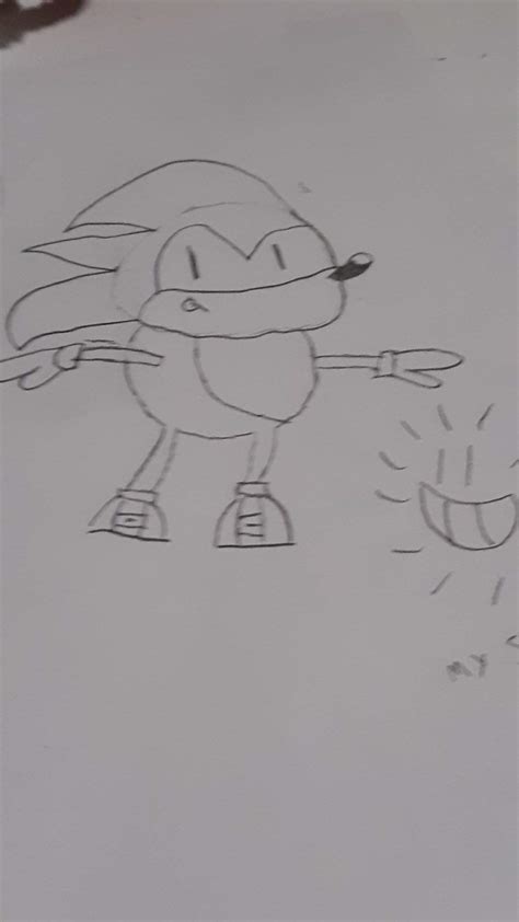 My Stylized Sonic This Is My First Sonic Artwork So Give Me Advice