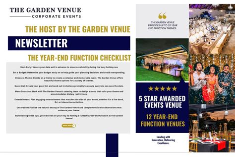 The Year End Function Checklist