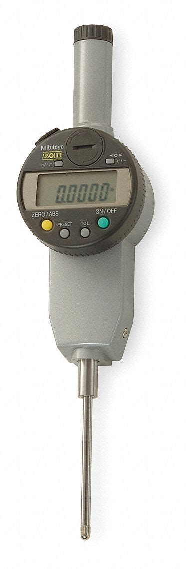 Electronic Digital Indicator Range 2 In 50 Mm Accuracy 0 00016 Resolution 0 0001 In 0 001 Mm