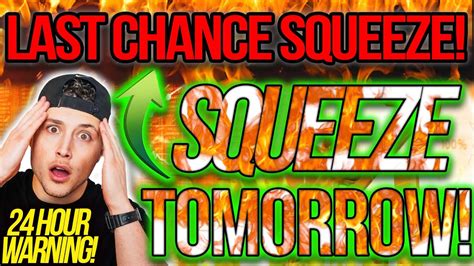 Squeeze Tomorrow 💥 Last Call To Get Rich 24 Hour Warning Amc Fored