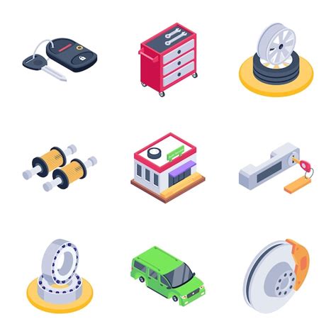 Premium Vector Bundle Of Iot Isometric Icon