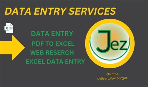 Do Excel Data Entry Typing Work Pdf Conversion Etc By Fathi Jez Fiverr