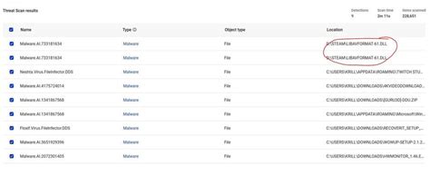 False Postive Whole Bunch File Detections Malwarebytes Forums