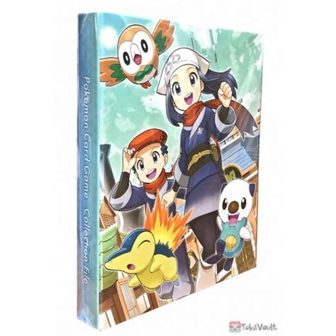 Pokemon Center 2022 Dawn Lucas Rei Akari 4 Ring Hardcover Large Card Binder