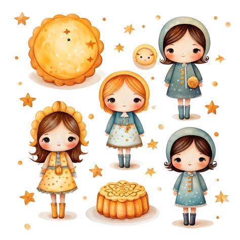 Download Ai Generated Mooncake Mid Autumn Royalty Free Stock