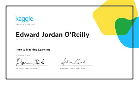 i ve completed the intro to machine learning course on kaggle