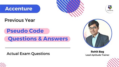 2024 Accenture Previous Pseudocode Questions Accenture Exam Questions Talent Battle 2024