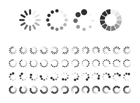 Premium Vector Loading Bar Icon In Flat Style Progress Indicator