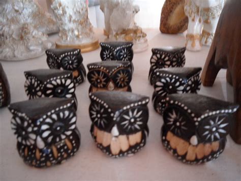 Mini Coruja Madeira Indonésia Elo7 Produtos Especiais