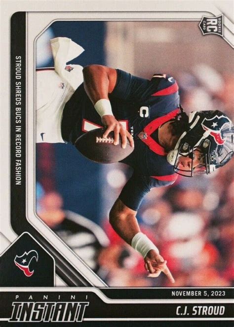 Cj Stroud 2023 Panini Instant 33 Base Print Run 2160 Price Guide